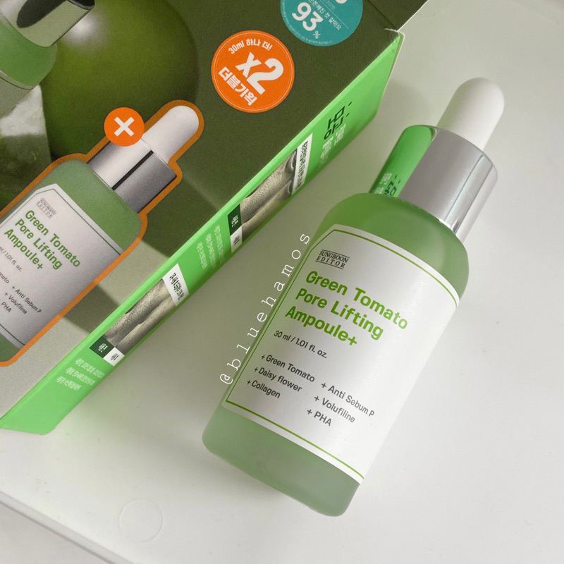 Serum cà chua xanh SUNGBOON Editor Green Tomato Pore Lifting Ampoule ...