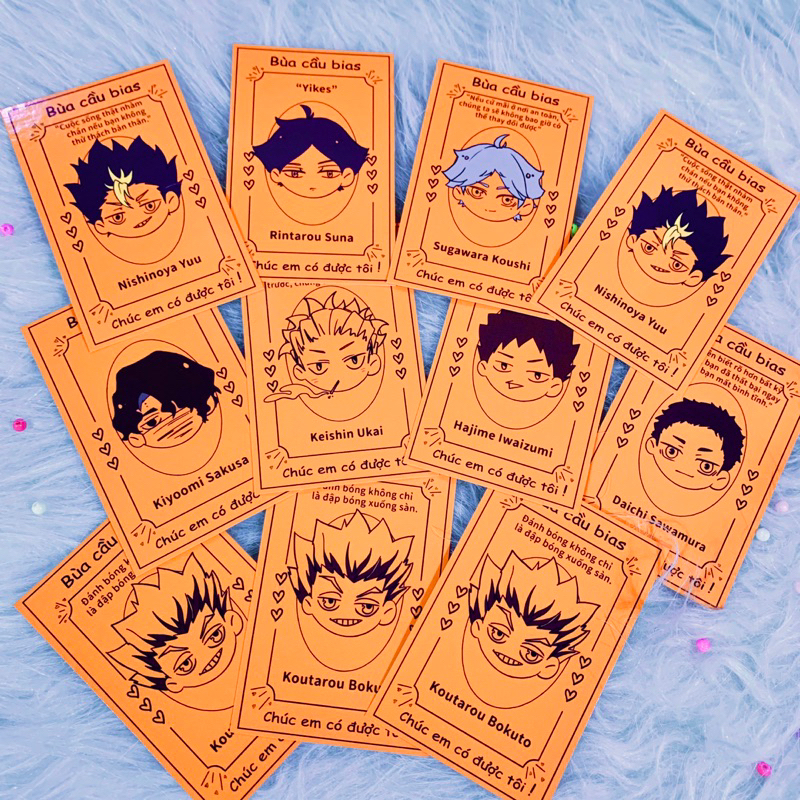Card Haikyuu | Thẻ bài cầu bias anime Haikyuu bóc pack nhân phẩm Anime ...