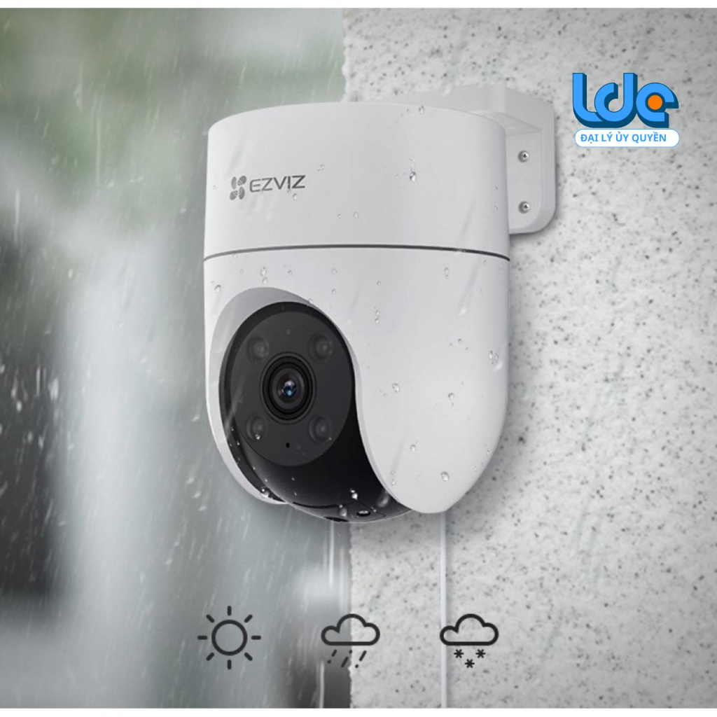 H8C 2MP | Camera quay quét 360, đàm thoại 2 chiều, tích hợp còi hú và ...