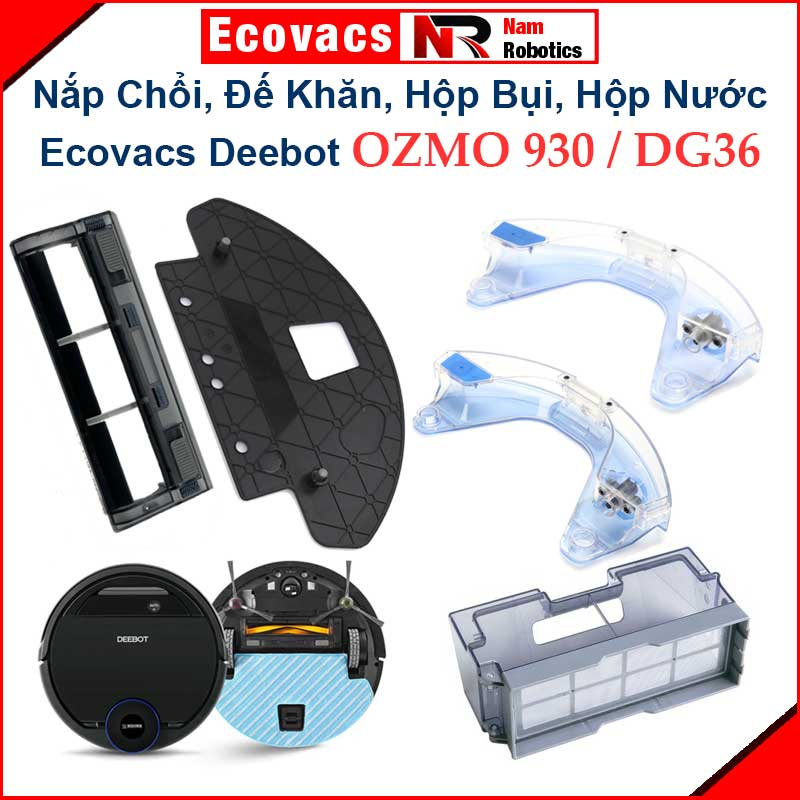 Phụ Kiện Ozmo930, DG36, DG31, DG70 Nắp Chổi Lăn, Đế Gắn Khăn, Hộp Bụi, Hộp Nước/// | Shopee Việt Nam