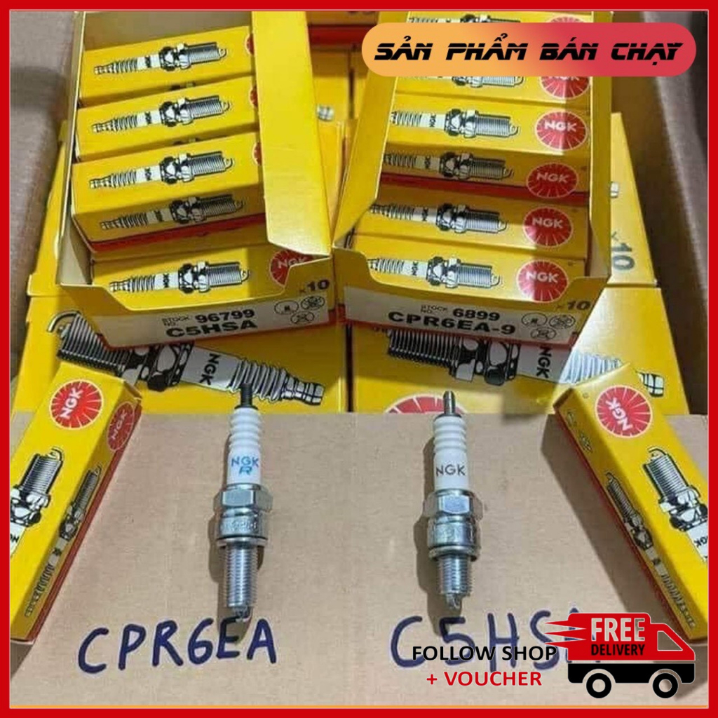 [Hot] Bugi NGK Xe Dream Wave C5 Chân Ngắn $ C9 Chân Dài Hàng Chính Hãng ...