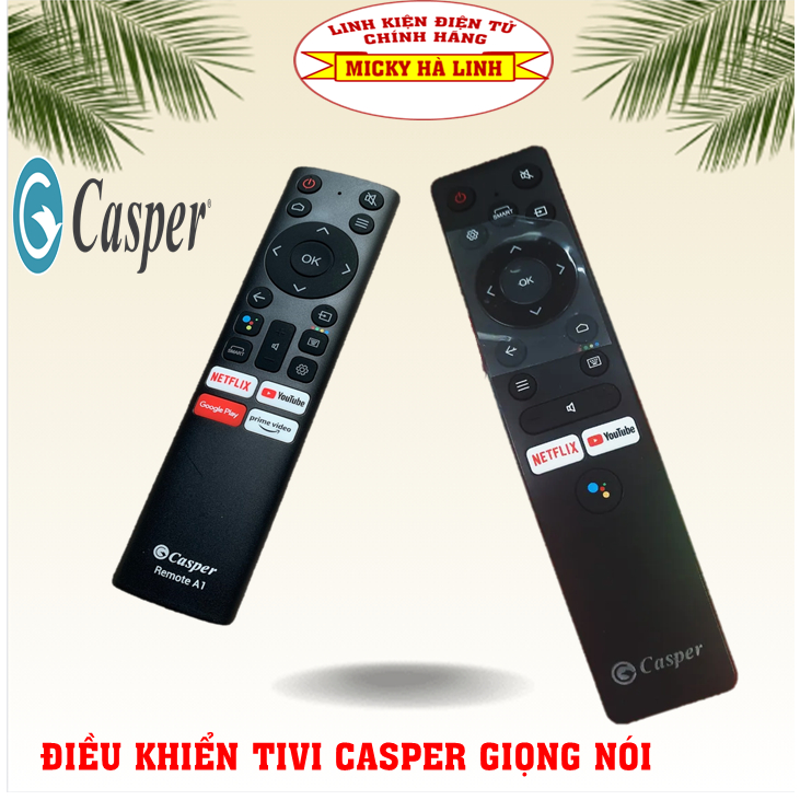 REMOTE ĐIỀU KHIỂN TIVI CASPER GIỌNG NÓI 2020 2021 2022 ĐIỀU KHIỂN GIỌNG NÓI MICRO | Shopee Việt Nam