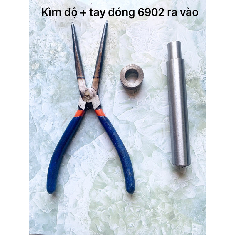 Kìm độ gắp phanh côn xe ga bi 6902 và tay đóng bi ra + vào | Shopee ...