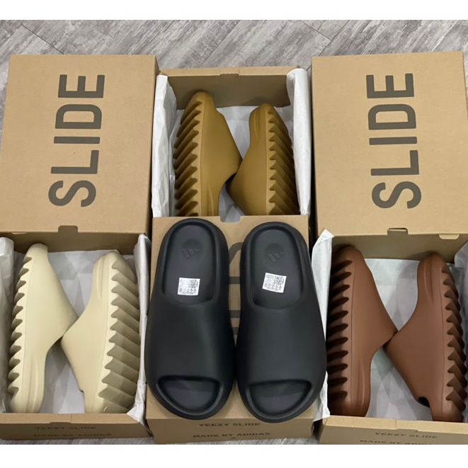[B- SNEAKER] Full Box | Dép YZ Slide - SS22 Vân Nhám Siêu đẹp | Shopee ...