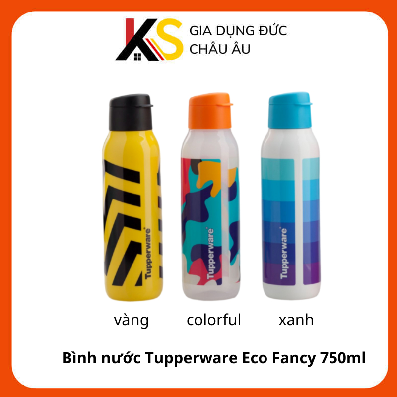 Bình nước Tupperware Eco Fancy 750ml | Shopee Việt Nam
