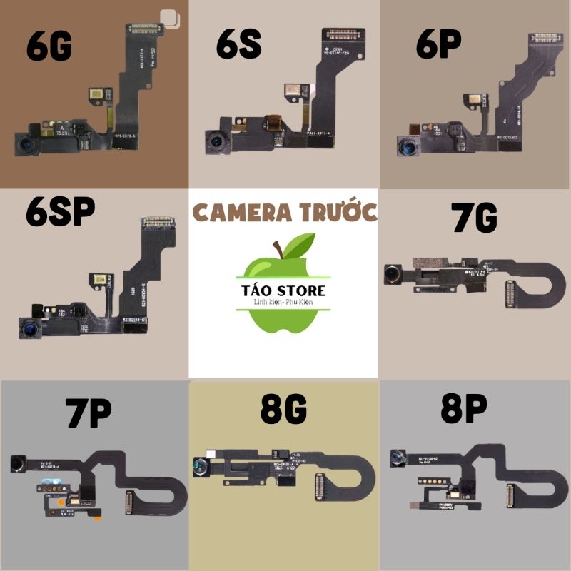 Camera trước cho 6,6S,6P,6SP,7,7P,8,8P hàng bóc máy mới | Shopee Việt Nam