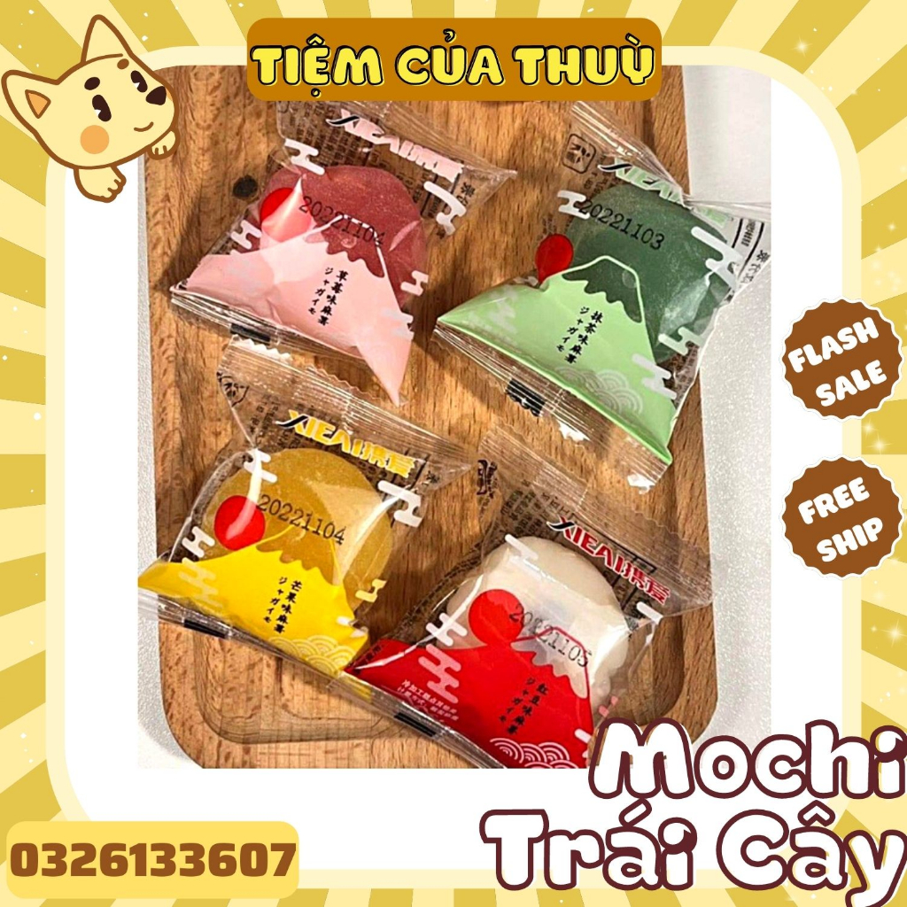 (MỚI) Bánh Mochi Trái Cây - Mè Phiên Bản Mới, Bánh Mochi Đài Loan Hiệu ...