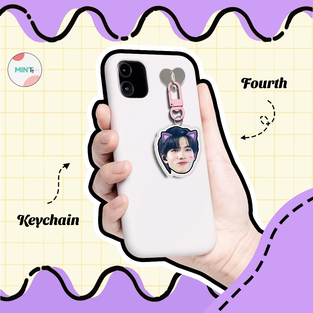 [Handmade] Phone Keychain Idol - Móc khóa dán điện thoại thần tượng ...