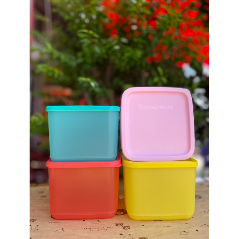 [TupperwareVN chính hãng] -Hộp trữ mát và khô vuông 1L Medium square ...