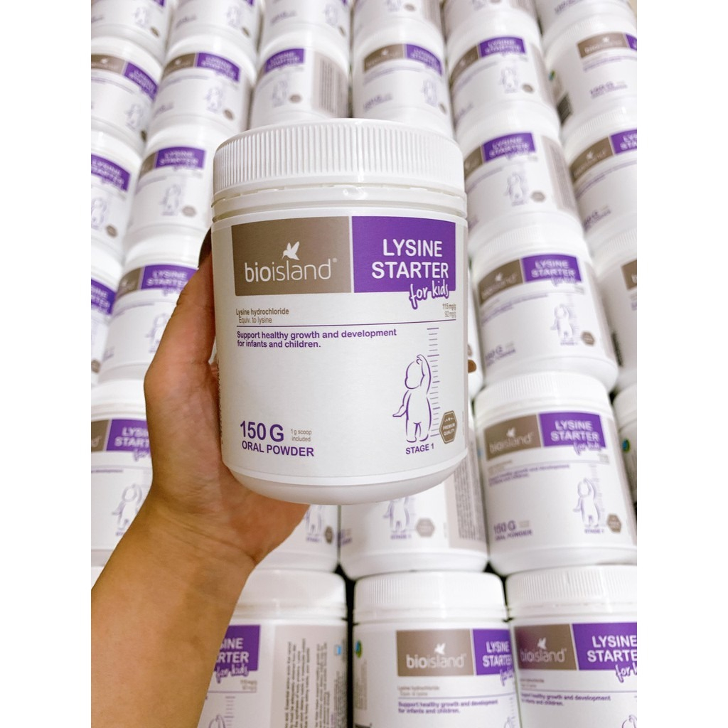 Bột tăng chiều cao Lysine Bio Island 150mg | Shopee Việt Nam