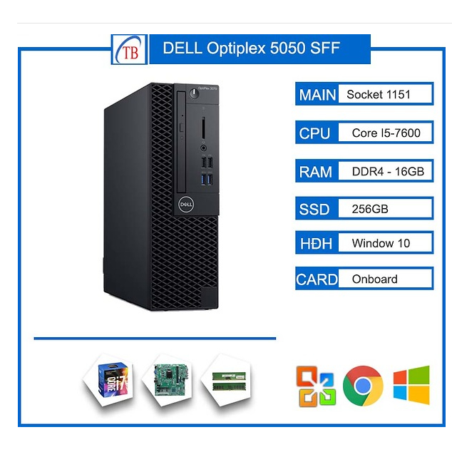 DELL Optiplex 5050 SFF i5 7600 | RAM 16GB | ổ cứng SSD M.2 NVMe 256GB ...