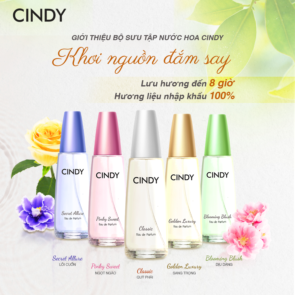 [BIG SALE] [Sale 10%] Nước hoa cindy 50ml cam kết chính hãng golden ...