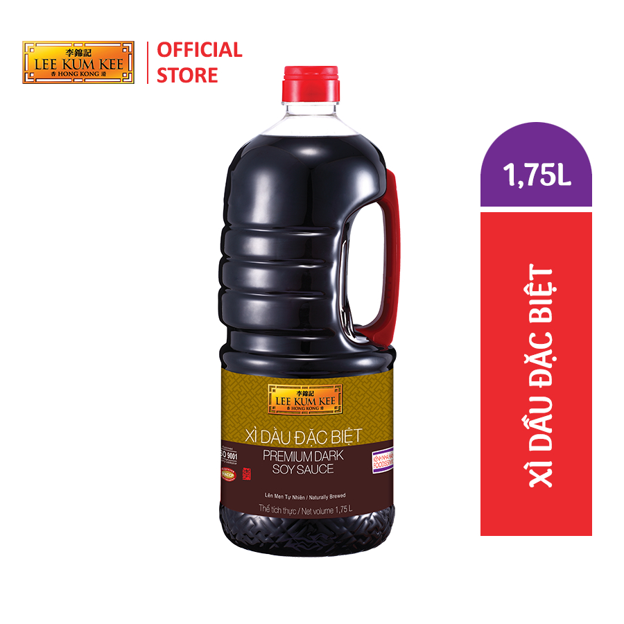 Xì dầu đặc biệt Lee Kum Kee Premium Dark Soy Sauce 1,75L | Shopee Việt Nam
