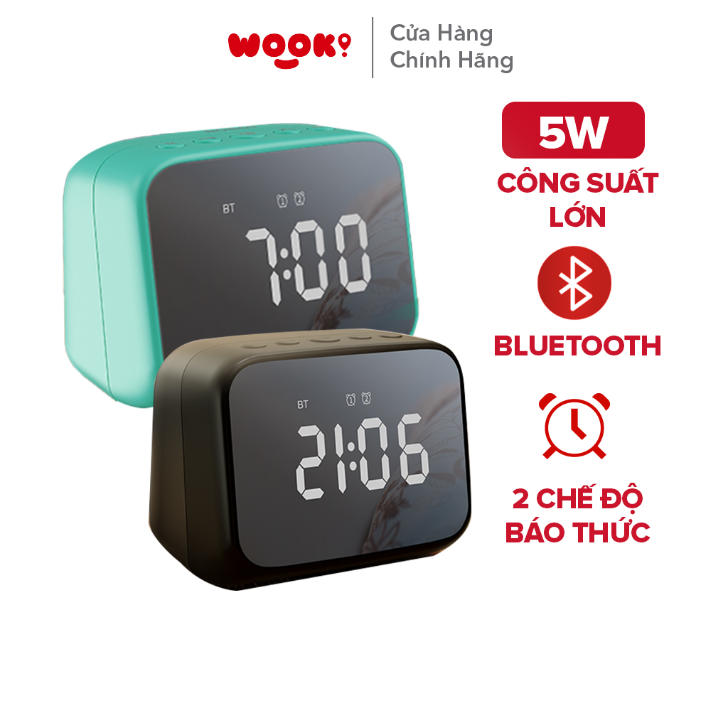 [BH 1 Năm] Loa Bluetooth 5.3 ROBOT RB170 Xanh/ Đen, Công Suất 5W Màn ...