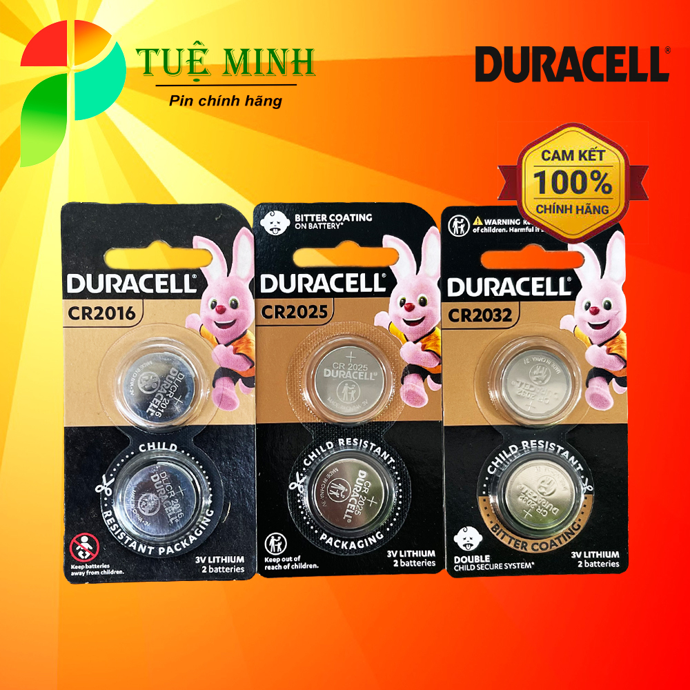 Pin Duracell CR2032 / CR2025 / CR2016 Pin 3V, Chính hãng, pin máy tiểu ...