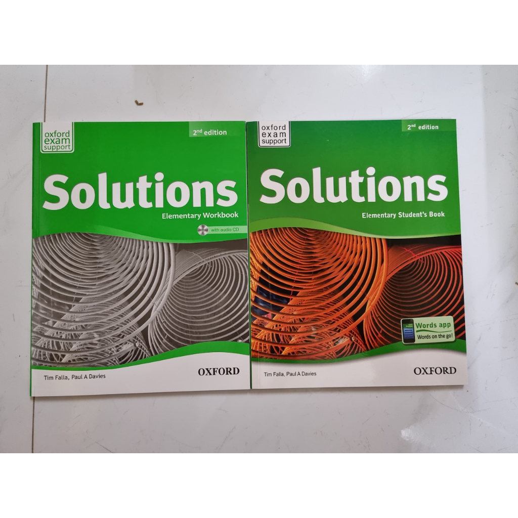 Sách - Tiếng Anh- Solutions Elementary- 2nd Edition- (Trọn Bộ 2 cuốn ...