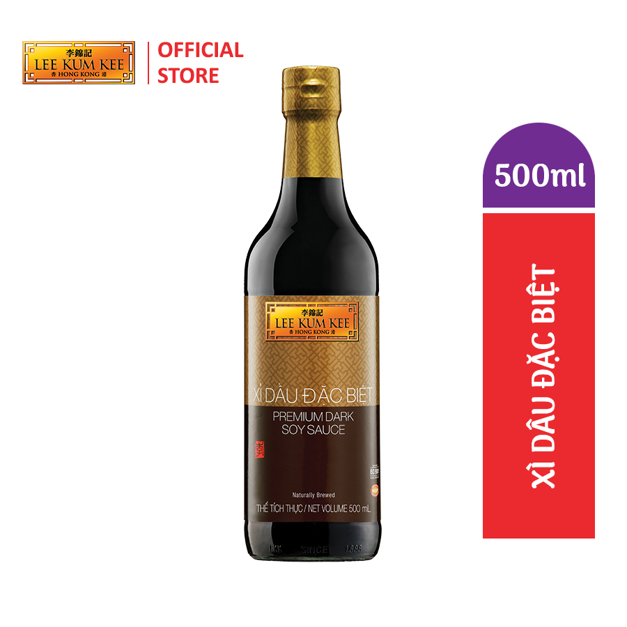 Xì dầu đặc biệt Lee Kum Kee Premium Dark Soy Sauce 500ml | Shopee Việt Nam
