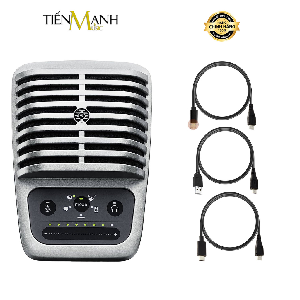 [Chính Hãng] Micro Shure MV51 Digital - Mic Thu Âm Condenser Podcast ...