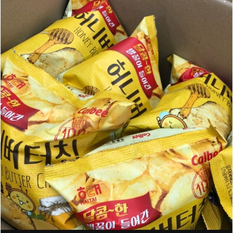 [Nhập khẩu]-Snack khoai tây chiên bơ mật ong truyền thống Haitai Hàn ...