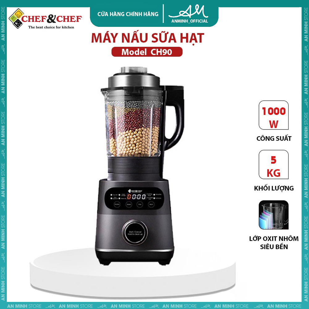 Máy Làm Sữa Hạt CHEF&CHEF CH90 - Dung Tích 1.75 Lít - BH 12 Tháng ...