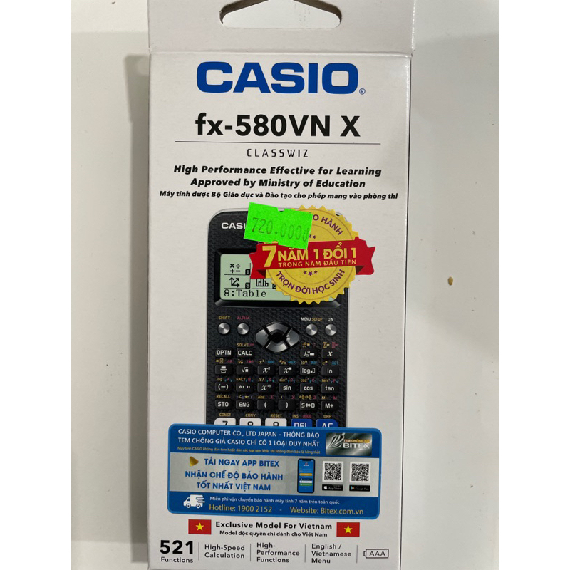 Máy tính Casio fx-580VN Plus | Shopee Việt Nam