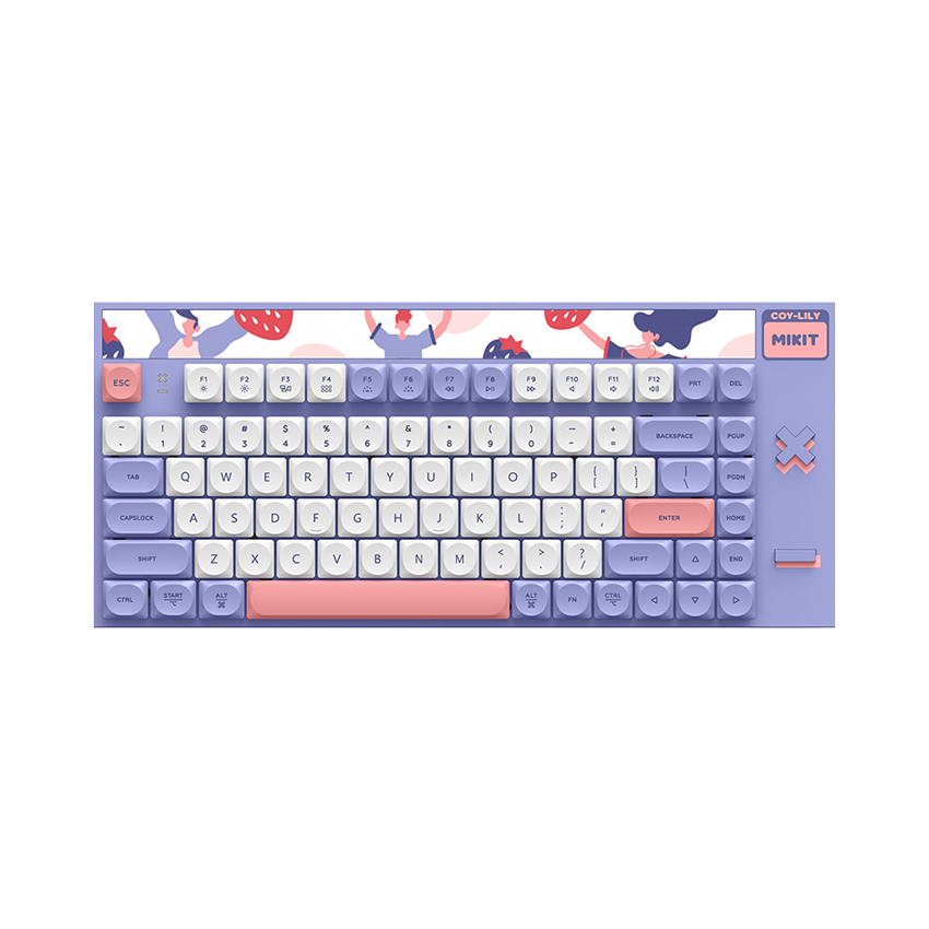 Bàn Phím Cơ Không Dây - Mikit CL80 LAVANDERRY - MARMALADE | Shopee Việt Nam