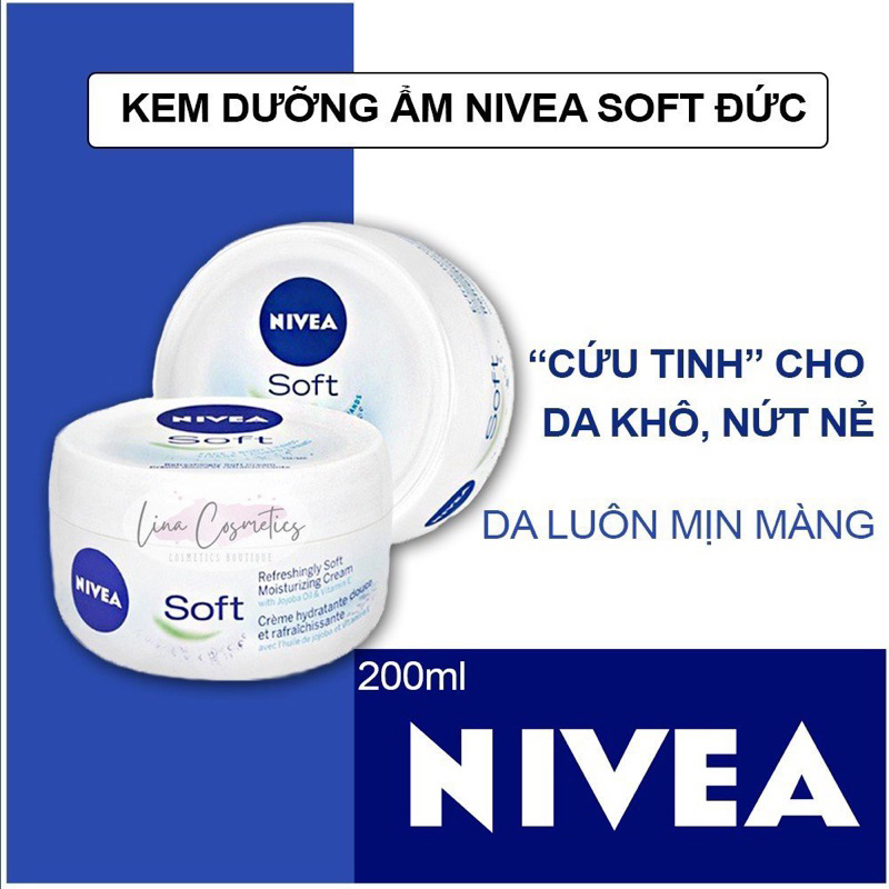 KEM DƯỠNG ẨM NIVEA SOFT. | Shopee Việt Nam