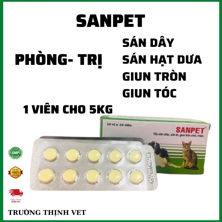 Thuốc tẩy giun Sanpet | Shopee Việt Nam