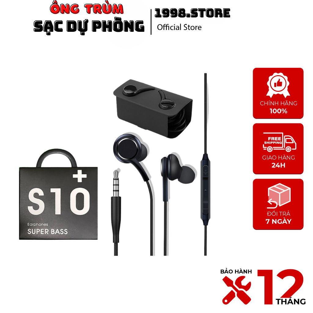 Tai Nghe Có Dây AKG SS S8 S9 S10 S20 S21 S22 Note 8 Note 9 Note 10 Note 20 Jack 3.5mm | Shopee ...