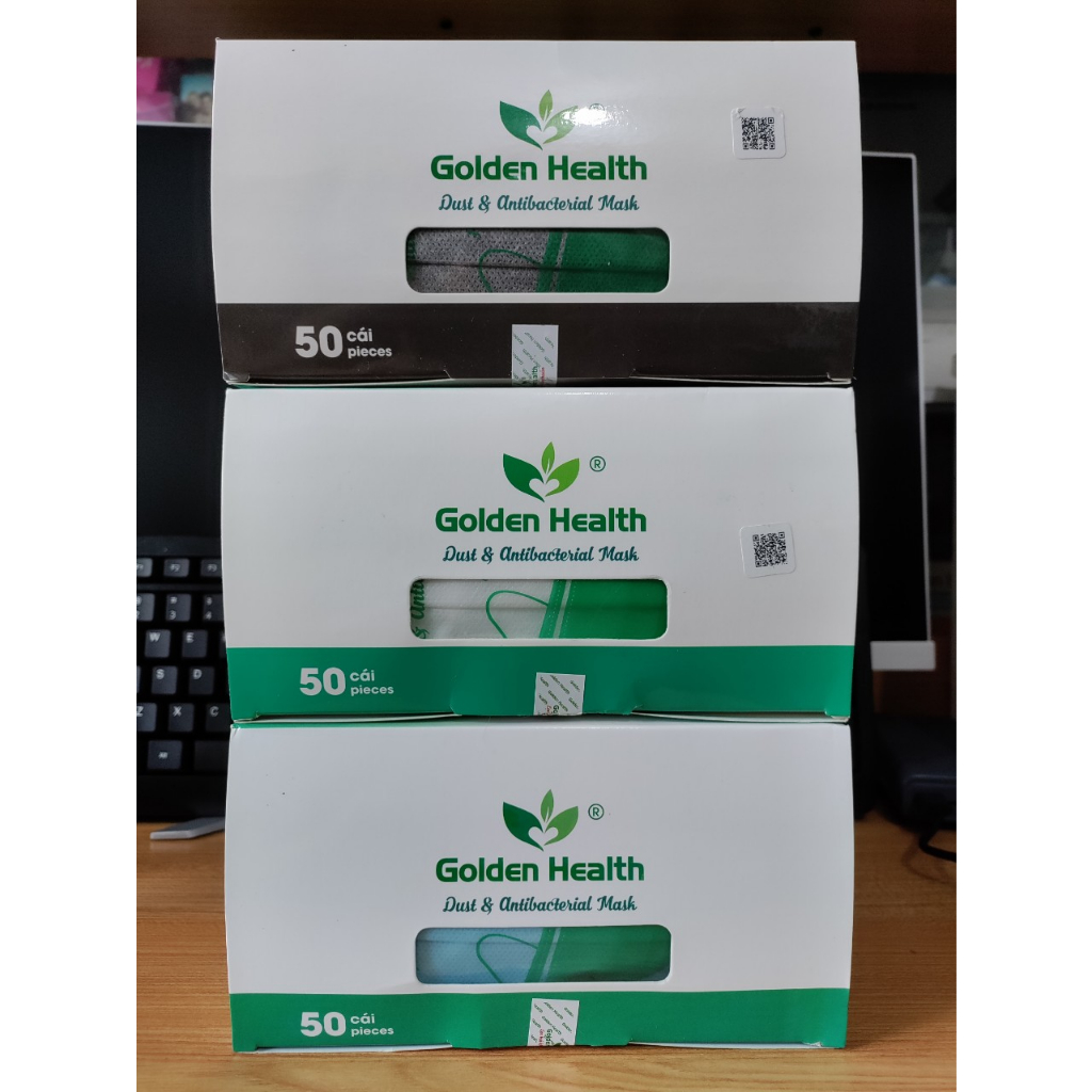 Khẩu trang Golden Health (hộp 50 cái) | Shopee Việt Nam