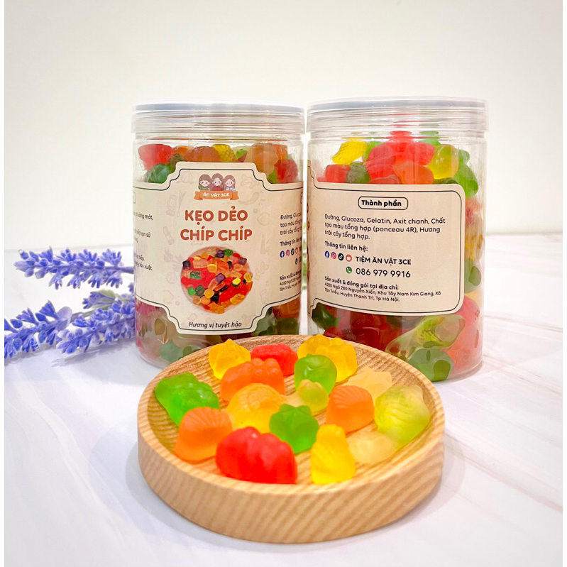 KẸO DẺO CHÍP CHÍP 3CE - Hũ 500g | Shopee Việt Nam