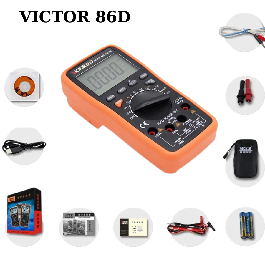 [ VICTOR VC 86D ] Đồng hồ cao cấp Victor VC-86D - Chính Hãng | Shopee Việt Nam