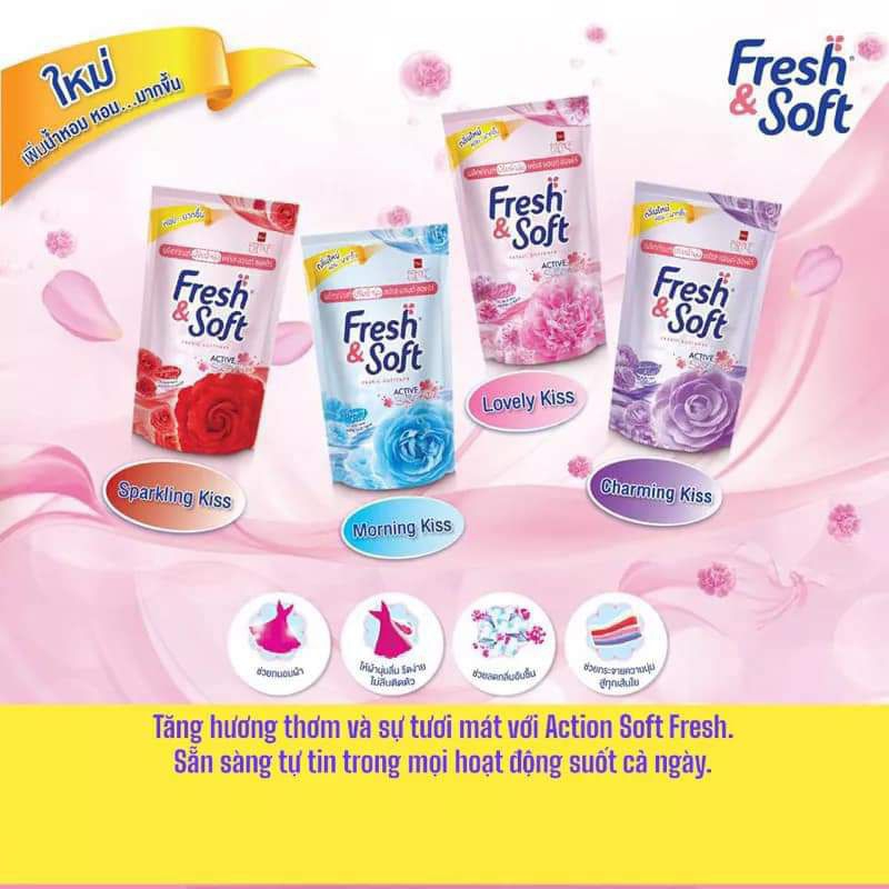 Nước xả vải Fresh & Soft Thái Lan 550ml (đủ mùi) | Shopee Việt Nam