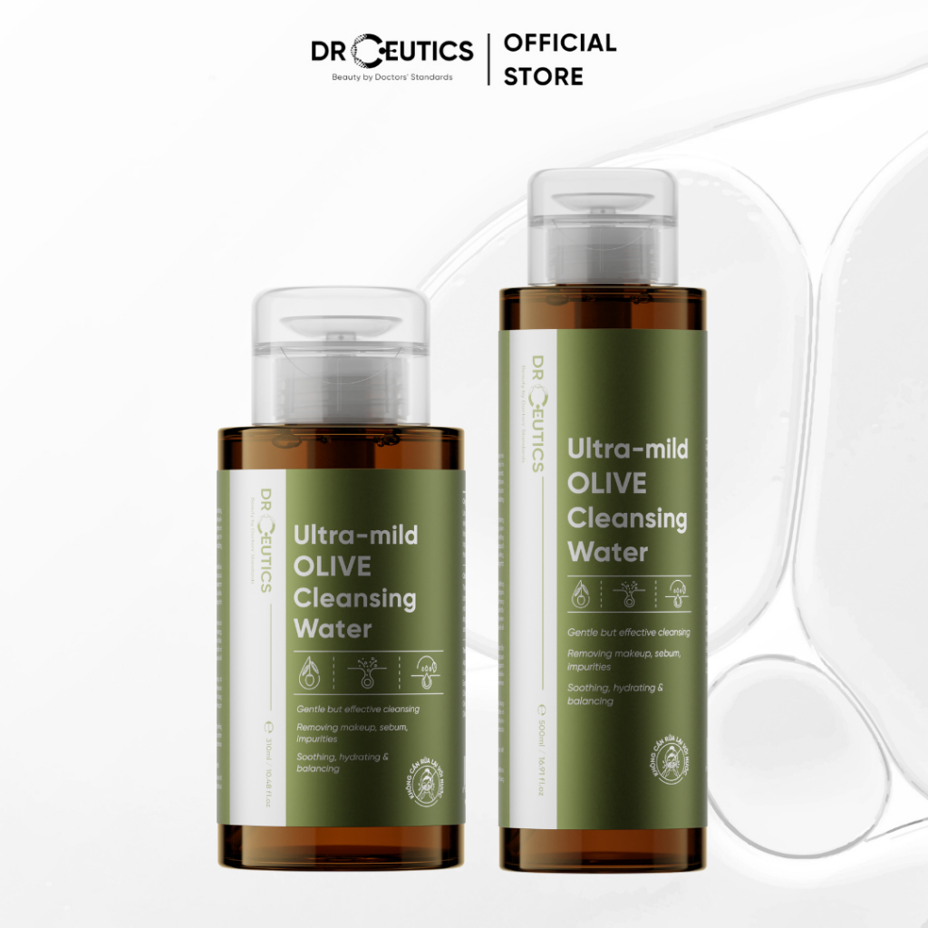 DRCEUTICS Nước Tẩy Trang Ultra-mild OLIVE Cleansing Water Cho Mọi Loại ...