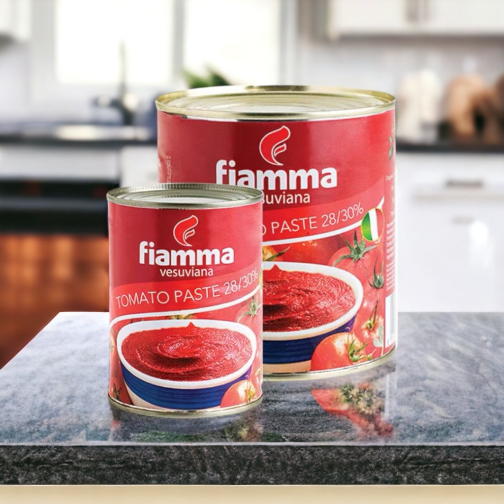 Cà chua xay nhuyễn 28/30% Fiamma 400g, Tomato paste 28/30% | Shopee ...