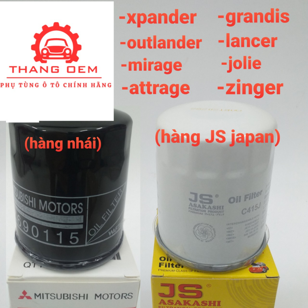 [CHÍNH HÃNG JS JAPAN] Lọc dầu động cơ Xpander , Outlander , Attrage ...