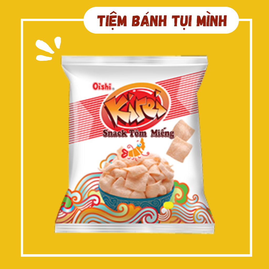 (Bim Bim) Bánh Snack Tôm Miếng Oishi, đồ ăn vặt | Shopee Việt Nam
