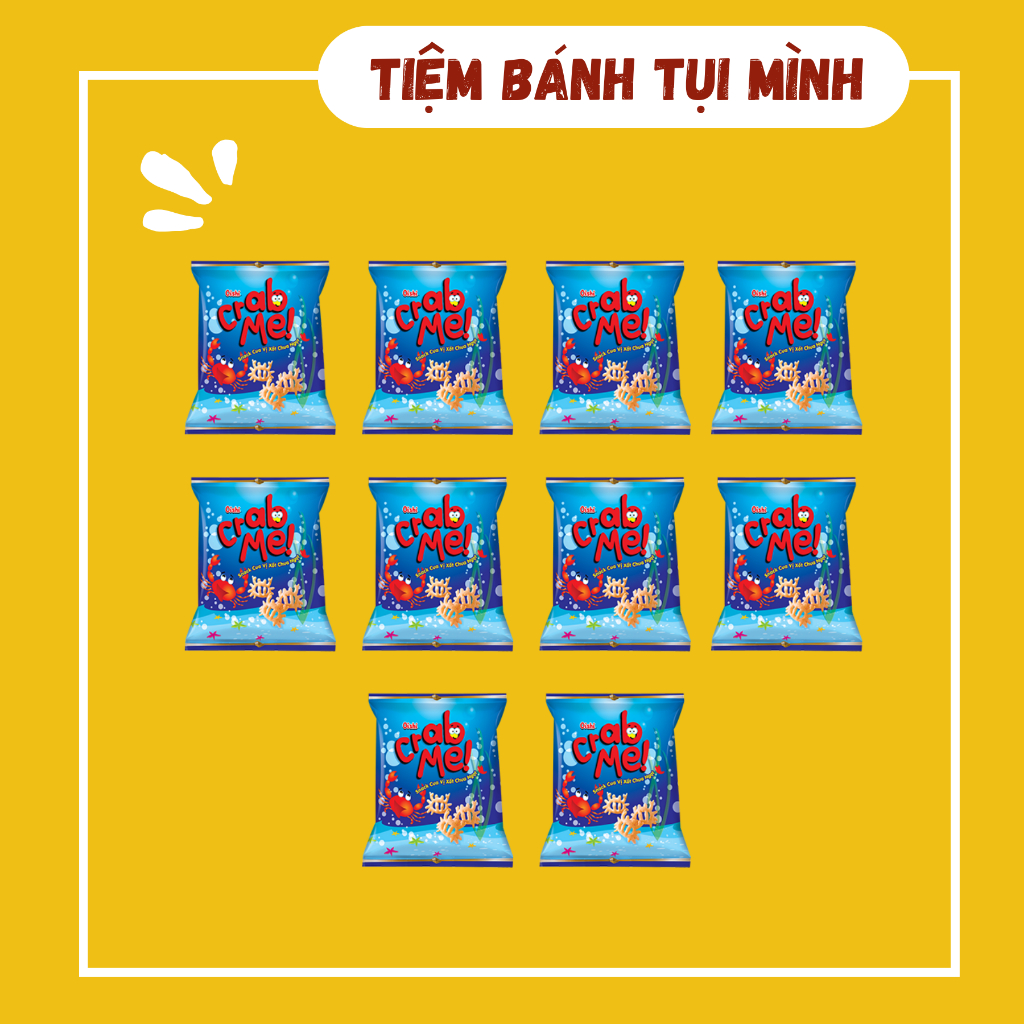 [10 gói] Bánh snack cua chua ngọt Oishi 12gram, đồ ăn vặt | Shopee Việt Nam