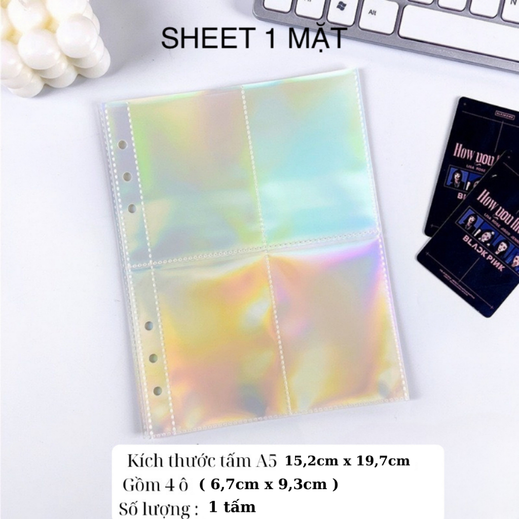 Sheet A5 A4 6 Còng Túi Đựng Card Ảnh Idol Thần Tượng Timo VPBL05 ...