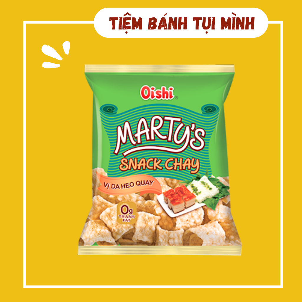 Bánh Snack chay vị da heo quay Oishi 32gram, đồ ăn vặt | Shopee Việt Nam