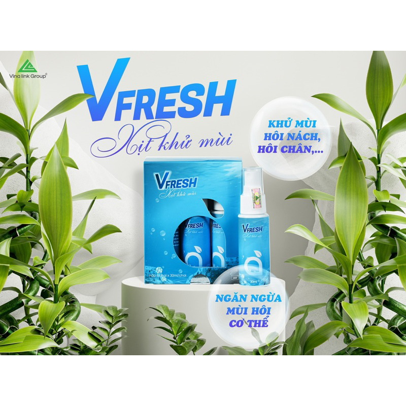 V-FRESH XỊT KHỬ MÙI ( 1 LỐC ) | Shopee Việt Nam