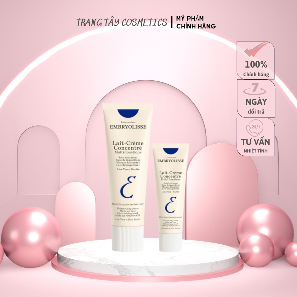 Kem Siêu Dưỡng Ẩm Embryolisse Hỗ Trợ Phục Hồi Da Lait Creme Concentre ...