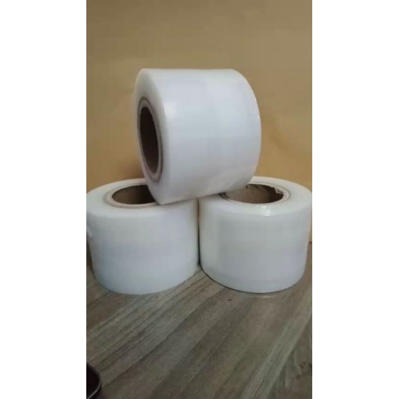 Cuộn màng chit 2kg khổ rộng 25cm,50cm, màng chít, màng PE, màng co quấn hàng hóa, quấn giảm béo ...
