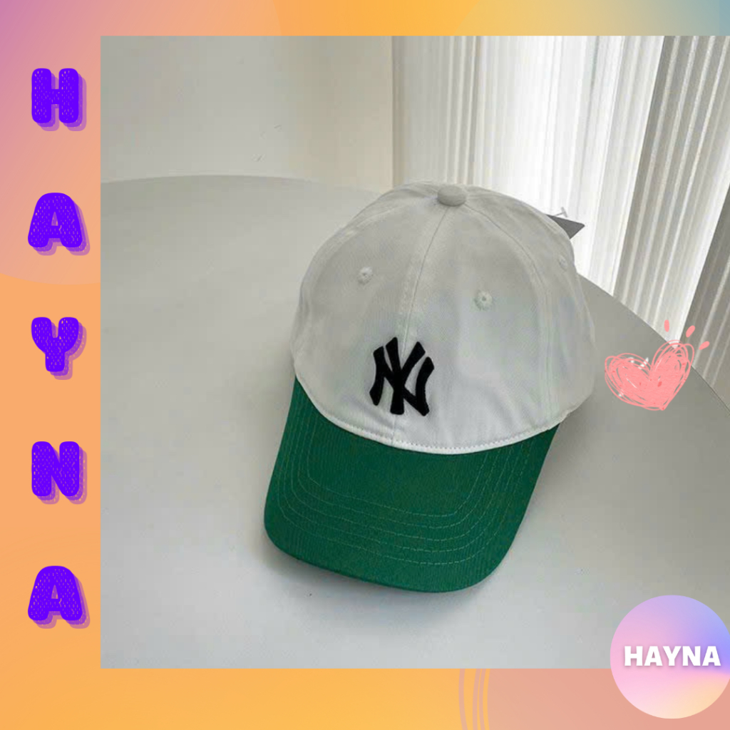 Mũ lưỡi trai phối màu thêu nổi chữ NY phong cách thời trang Form mềm đội êm đầu, M154 | Shopee ...