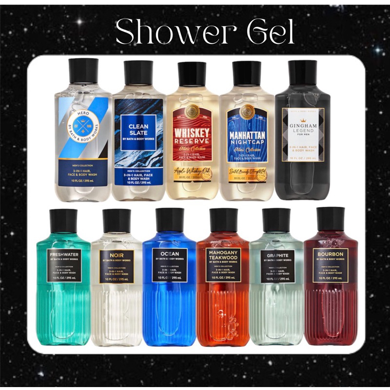 Sữa Tắm Body wash Lưu Hương Nước Hoa Dành Cho Nam 3in1 Bath & Body Work ...