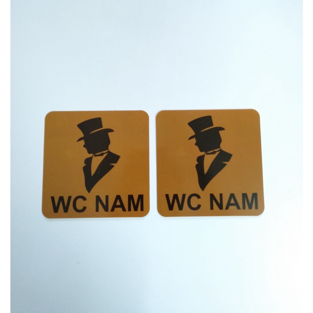 Biển báo bảng chỉ dẫn - WC Nam (13cm x 13cm) | Shopee Việt Nam