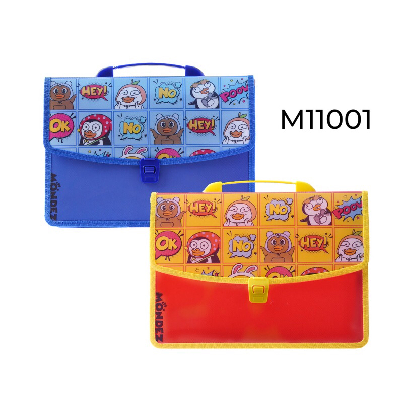Cặp nhựa học thêm cao cấp 2 ngăn Mondez_M11001 | Shopee Việt Nam