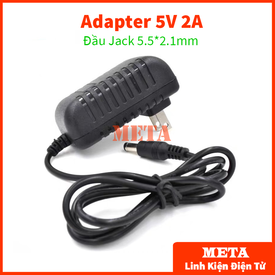 Nguồn Adapter 5V 2A Đầu Jack 5.5*2.1mm - Bộ nguồn chuyển đổi 5V 2A ...