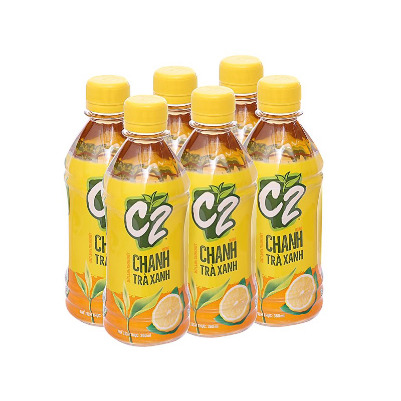 Lốc 6 Chai C2 Chanh 360ml | Shopee Việt Nam
