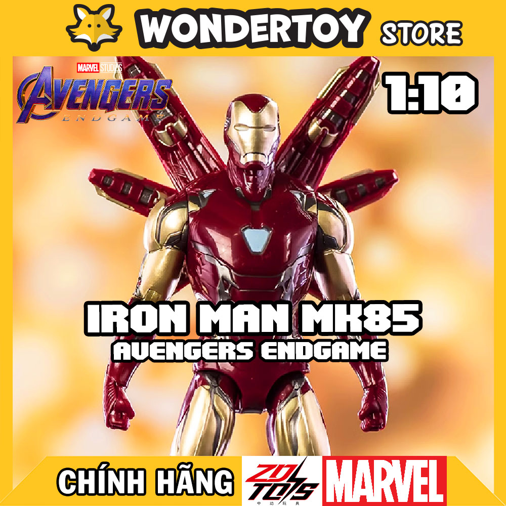 Mô Hình Chính Hãng ZD Toys Iron Man MK85 Người Sắt Marvel Avengers Endgame 1/10 Action Figure ...